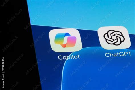 Shanghaichina Dec27th 2023 Microsoft Copilot And Openai Chatgpt App Icons Assorted Ai
