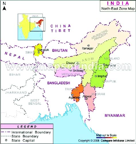 Political Map Of The Neh Region Download Scientific Diagram