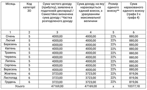 Звіт із ЄСВ у підприємця