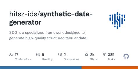 Github Hitsz Idssynthetic Data Generator Sdg Is A Specialized Framework Designed To Generate
