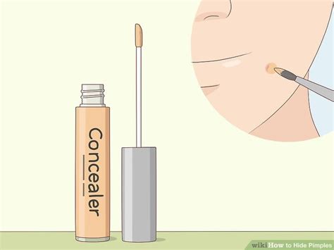 7 Ways To Hide Pimples WikiHow