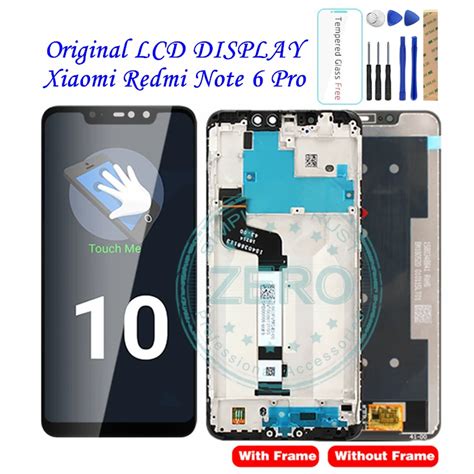 Aliexpress Com Buy Original Screen Xiaomi Redmi Note 6 Pro LCD Display Frame 10 Touch Redmi