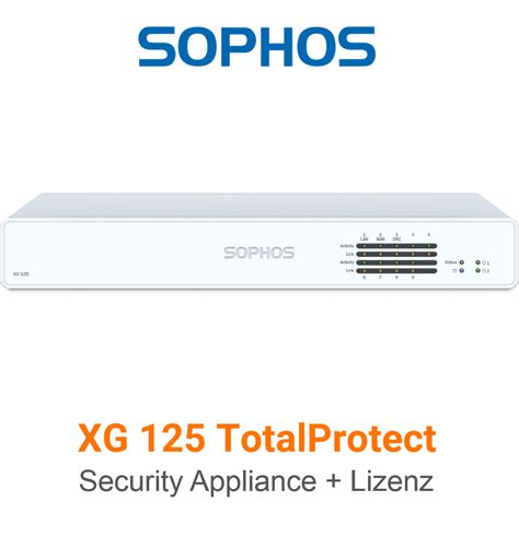 Sophos Xg 125 En Sophos Xg 125w Utm Firewall