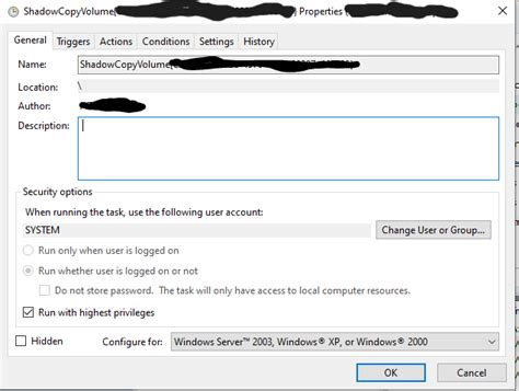 Shadow Copy Scheduled Task Not Running Windows Spiceworks Community