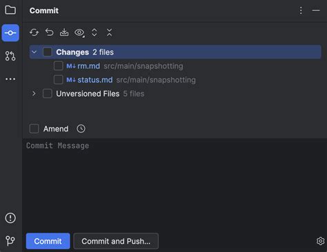 Commit And Push Changes To Git Repository Intellij Idea Documentation
