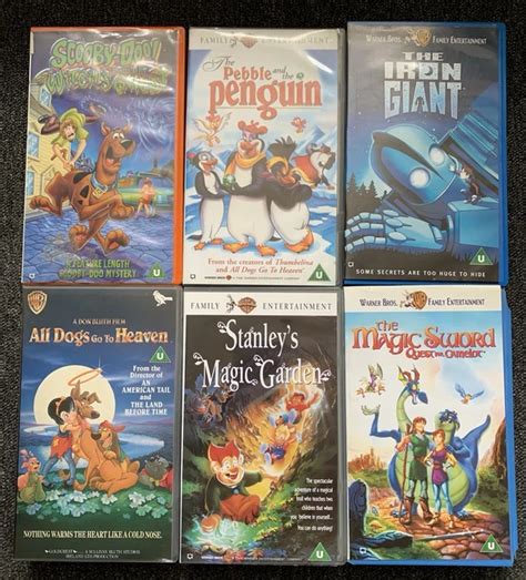 Warner Bros Animated Vhs Video Tapes Bundle X6 £1612 Picclick Uk