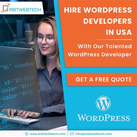 Hire Wordpress Developers In Usa — Orbitwebtech Llp By Orbitwebtech Llp Feb 2024 Medium
