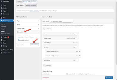 how to add a navigation menu wordpress guide fastcomet