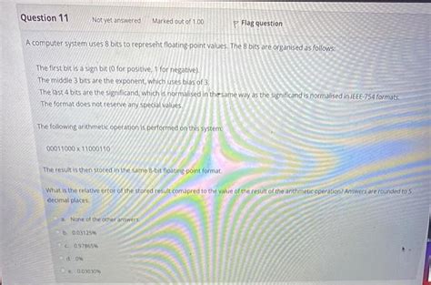 Solved Computer System Uses 8 Bits To Represeht