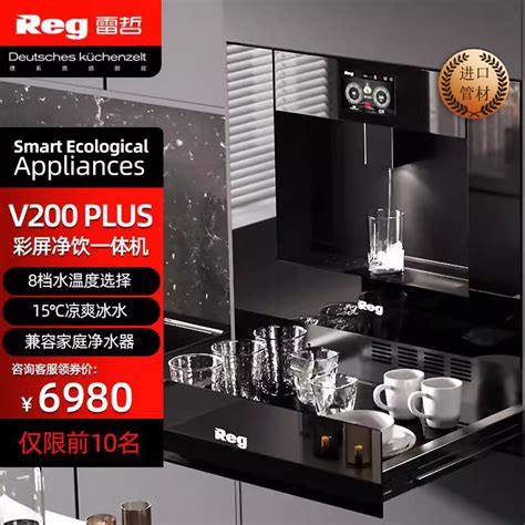 Reg雷哲V200PLUS嵌入式饮水机净水器家用直饮机净饮机管线机冰水 虎窝淘