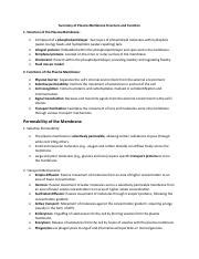 Understanding The Structure And Functions Of The Plasma Course Hero