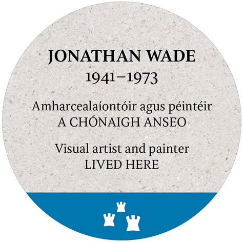 Wade Jonathan Artist Plaques Of Dublin