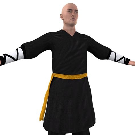 소림 스님 6 3d 모델 79 Obj Max Free3d