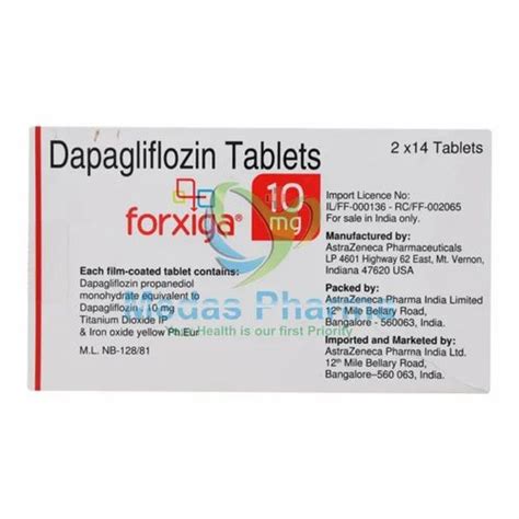 Forxiga 10 Mg Tablet At ₹ 50 Stripe Forxiga Tablets In Surat Id