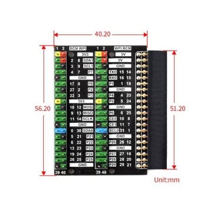 Dual GPIO Expansion Board For Raspberry Pi 400