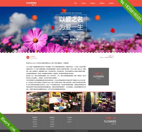 鲜花展示网页设计作业成品网站学生网页设计制作作业网页制作作业成品网页设计作业计算机毕业设计php作业asp作业网页模板帮我作业网