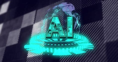 Animation Of Digital Globe With Futuristic Ai Text And Circuit Patterns Stock Footage Video Of