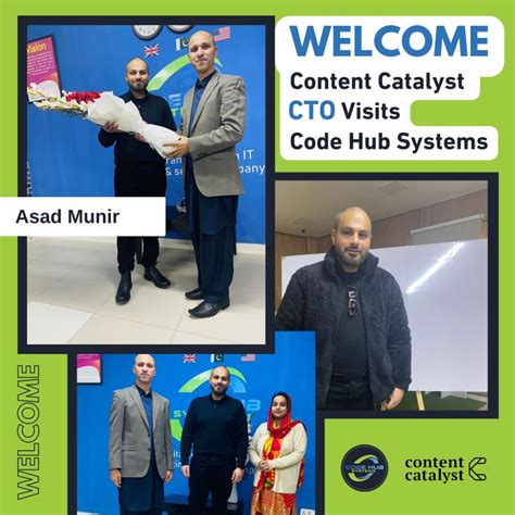 Code Hub Systems On Linkedin Codehubsystems Contentcatalyst Clients Clientvisit Islamabad