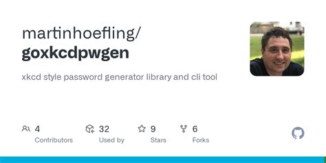 github martinhoefling goxkcdpwgen xkcd style password generator