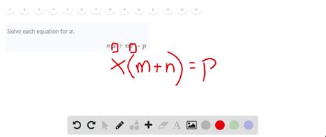 Solved Make X Subject Of M N Xp
