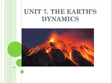 Unit 7 Earths Dynamics Ppt