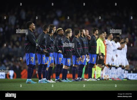Players Pose Prior The Uefa Europa League Knockout Round Play Off Leg