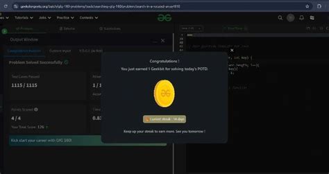 Gfg160 Geekstreak2024 Geeksforgeeks Codingchallenge Problemsolving