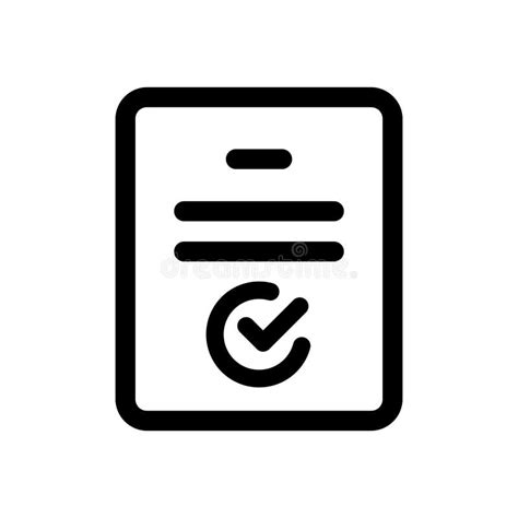 Agreement Icon Line Style Design Simple Vector Perfect Illustration Stock Vector Illustration