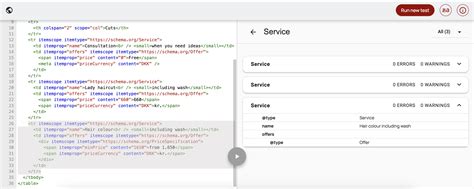 Html How Come My Schema Service Is Not Recognized Correctly Stack