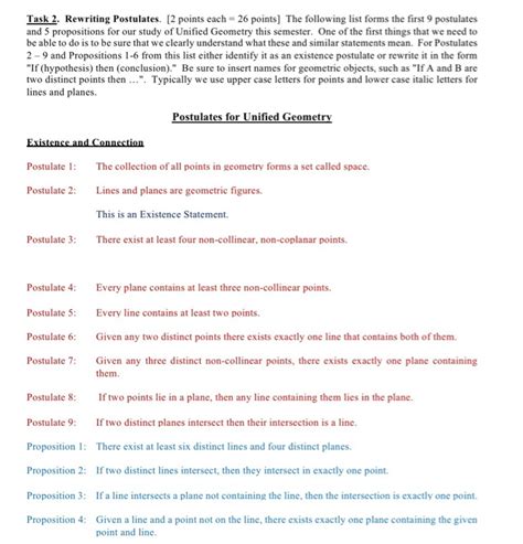 Solved Task 2 Rewriting Postulates 2 Points Each 26