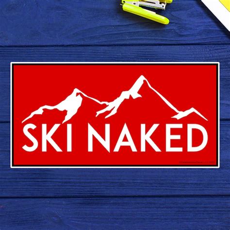 Ski Naked Etsy