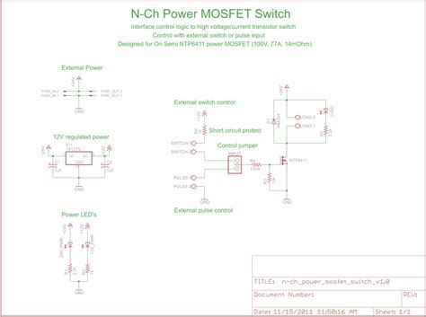 Mosfet Analog Switch Schematic Circuit Diagram