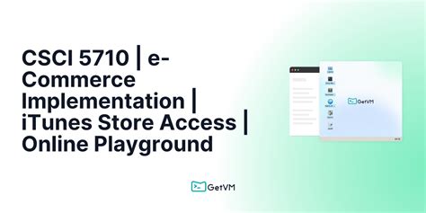 CSCI E Commerce Implementation ITunes Store Access Online Playground
