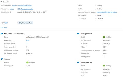 Supervisión Del Sistema Sap Desde Azure Portal Microsoft Learn