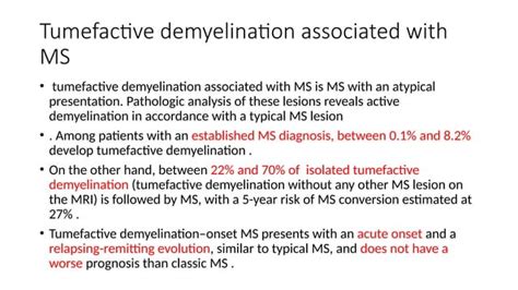 Neuroradiology Tumefactive Demyelination Pptx