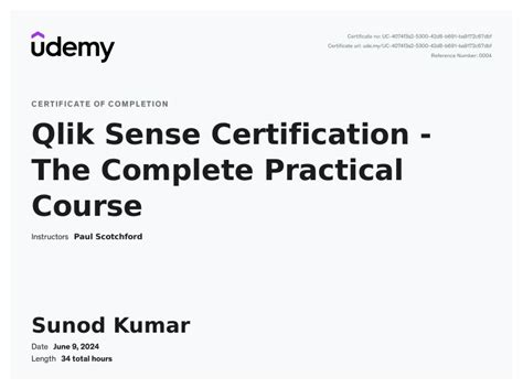 Sunod Kumar B On Linkedin Qliksense Qliksensedeveloper Udemy Qlik Qlikview Nprinting Qmc