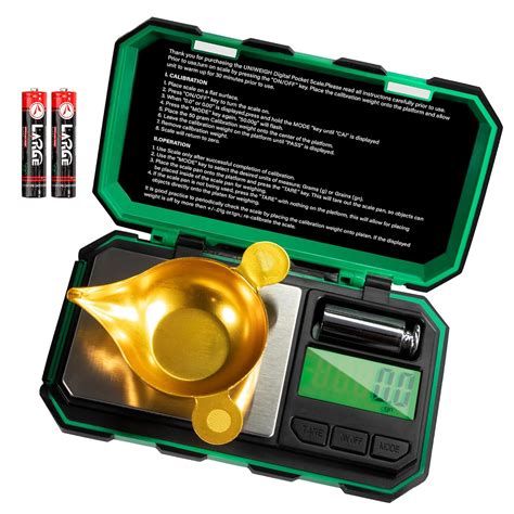 Uniweigh Digital Reloading Scale Precision 1500 Grains X 0