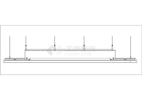 多种典型天花吊顶cad节点详图 室内节点图块 土木在线