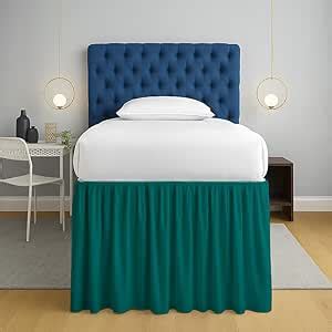 Sleep Nest Twin Xl Dorm Bed Skirt 42” Extra Long Drop