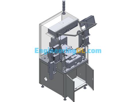 Led Automatic Loading And Unloading Dispensing Machine Solidworks 3d