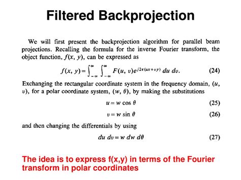 Lecture 13 Ct Reconstruction Ppt Download