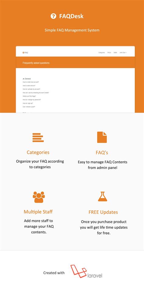 Faqdesk Frequently Asked Questions Management System Codemarket