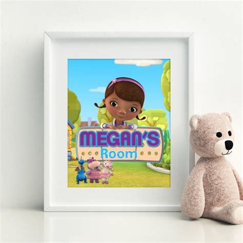 Doc Mcstuffins Sign Etsy