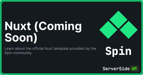 Nuxt Template Spin By Server Side Up
