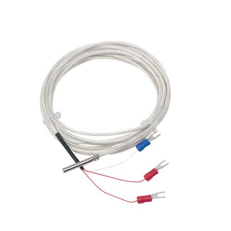 Class A B Stainless Steel Probe 3 Wire Flexible Pt100 Sensor Rtd Platinum Resistance Temperature