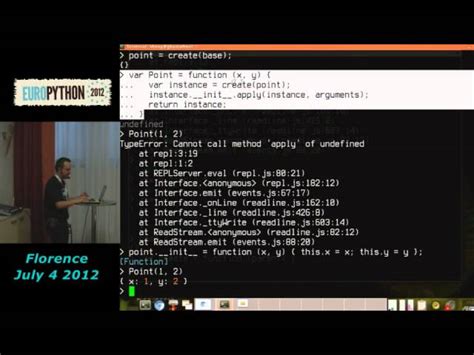 Europython Talk Javascript For Pythonistas Part 2 From Europython