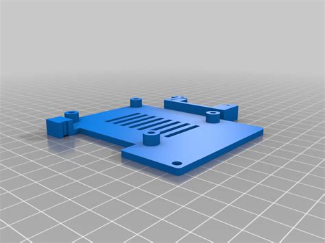 Raspberry Pi DIN Rail Mount By Peterholly Download Free STL Model Printables Com