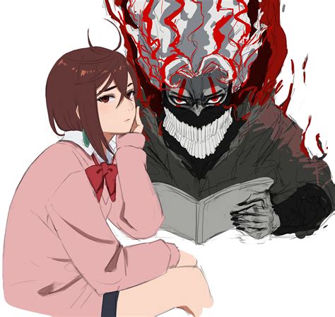 Ayase Momo And Takakura Ken Dandadan Drawn By Eruthu Danbooru