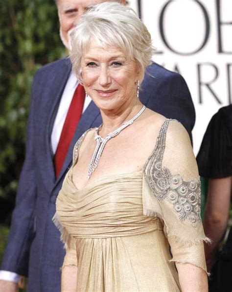 Helen Mirren Poses Topless In Pool