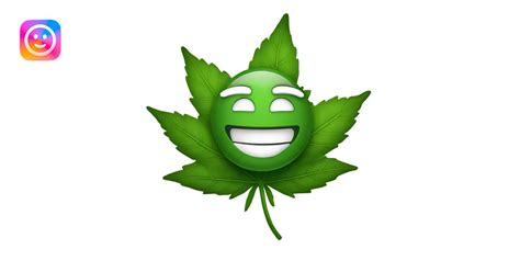 Weed Leaf Laughing Emoji Emoji Ai Emoji Generator